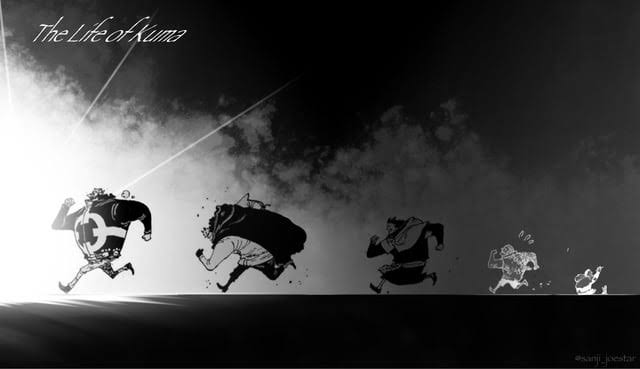 Safebooru - 1boy age progression bald bartholomew kuma bear ears long ...