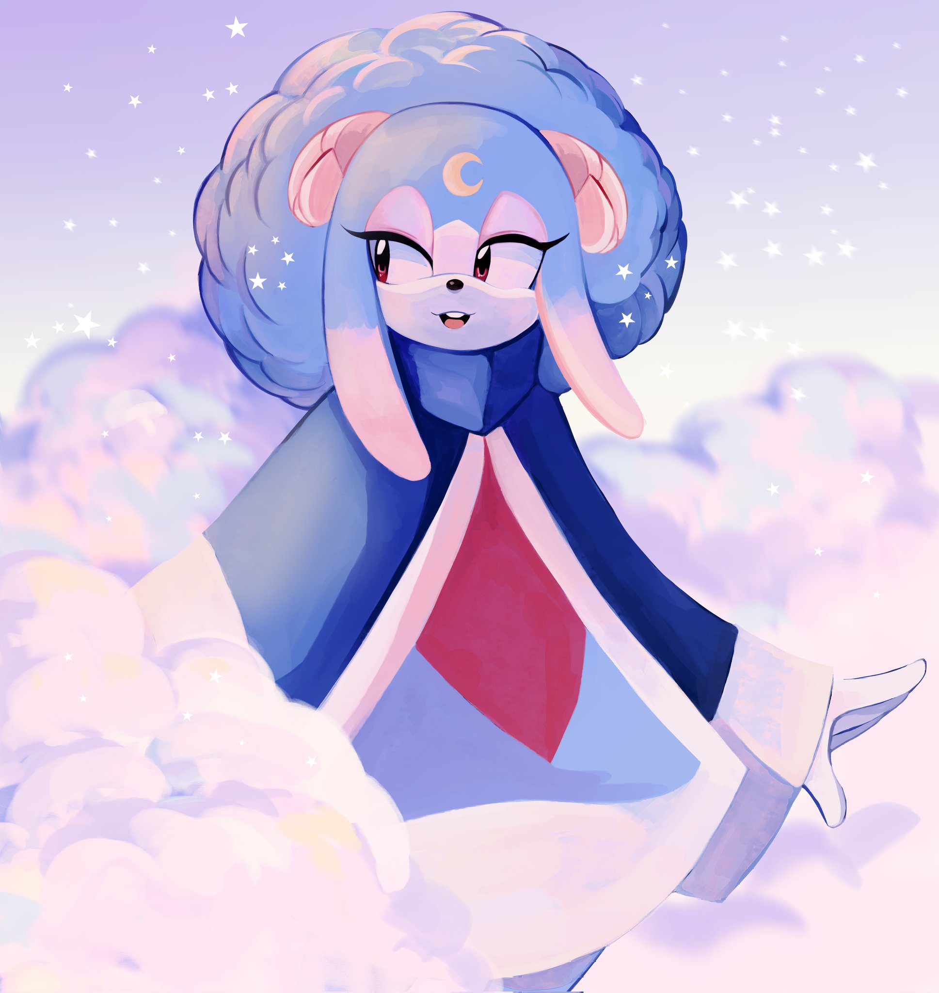 Safebooru - 1girl animal ears animal nose ariem (sonic) blue hair ...