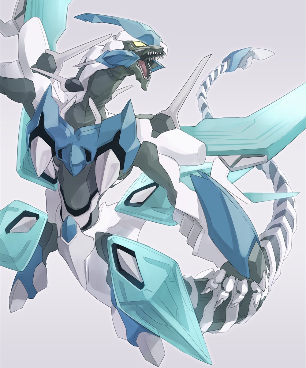 Safebooru - aqua wings arm up black skin clear wing synchro dragon colored skin commentary ...