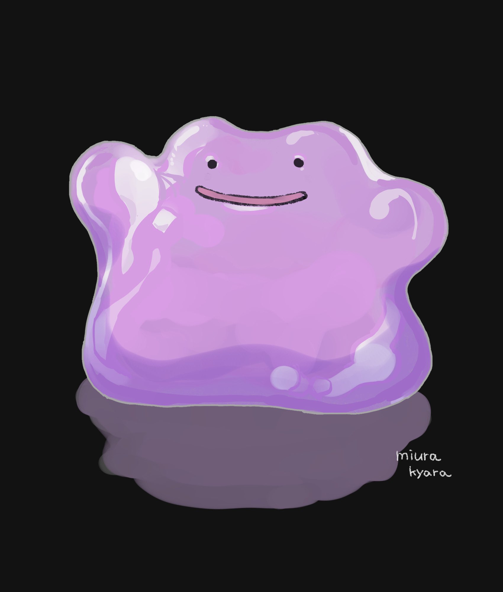 Safebooru - black background black eyes ditto full body happy highres ...