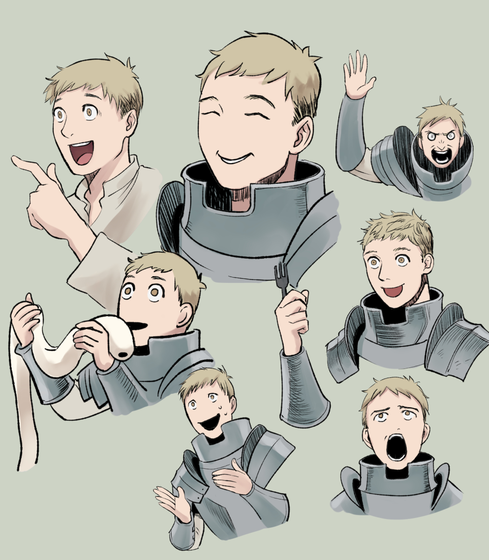 Safebooru - 1boy :d ^ ^ arm guards armor blonde hair breastplate brown eyes cactus41747280 ...