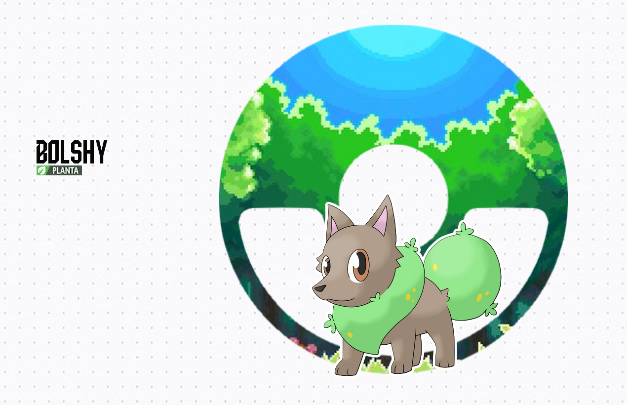 Safebooru - dog fakemon fakemon (creature) grass jhonnyboyarts nintendo ...