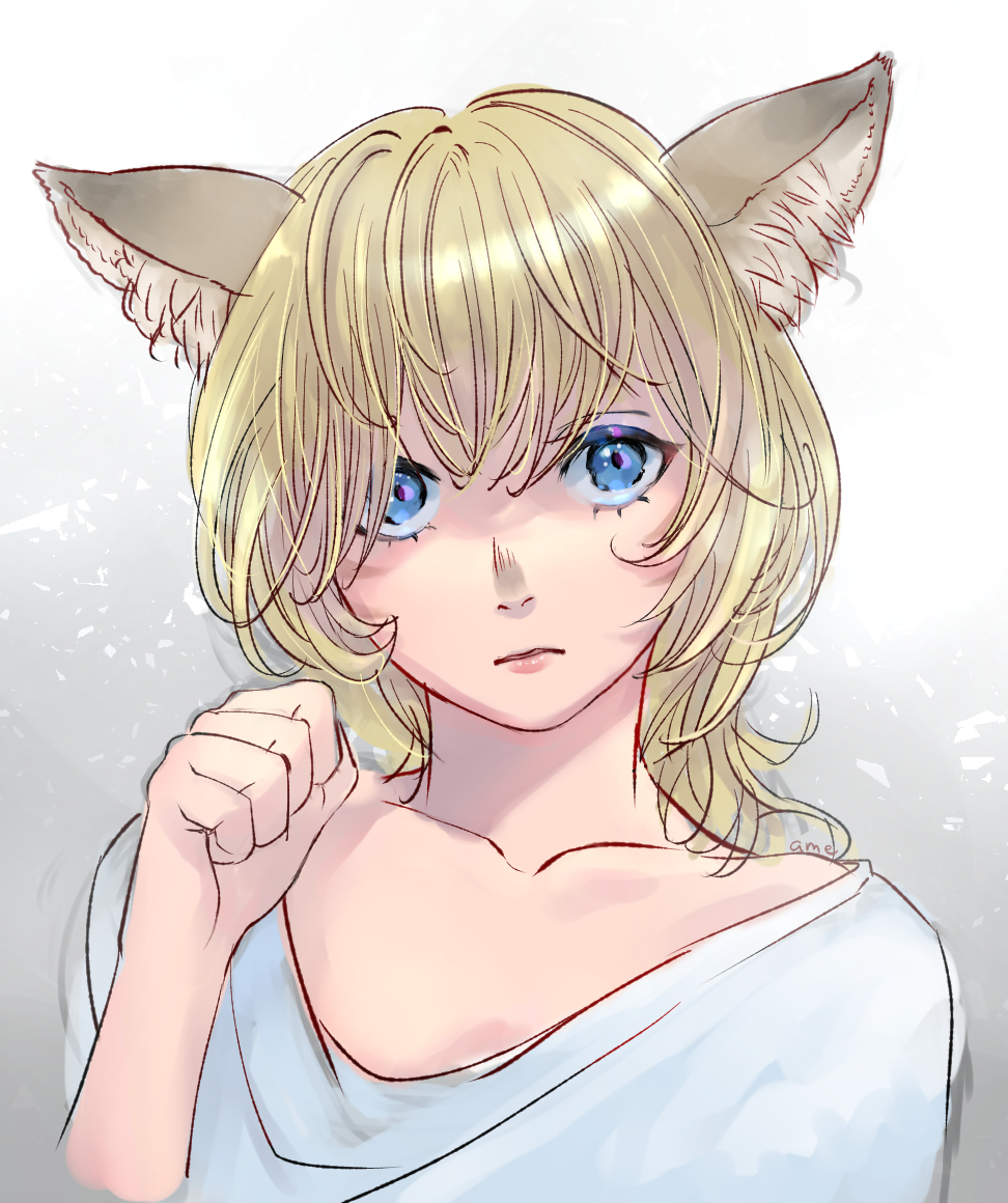 Safebooru - 1girl adventurer (ff11) animal ear fluff animal ears blonde ...
