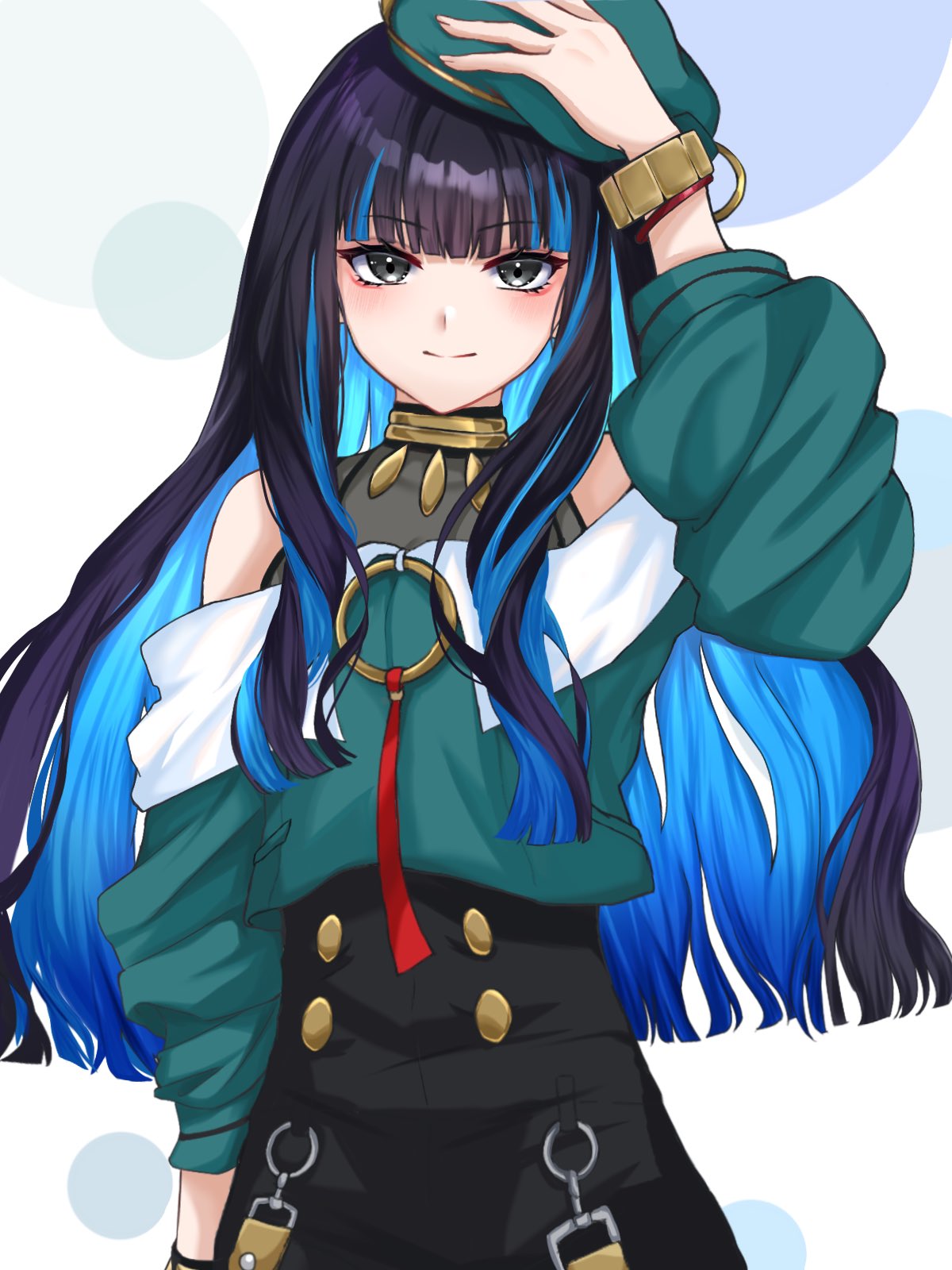 Safebooru - 1girl beret black hair blue hair colored inner hair fate/grand order fate (series ...