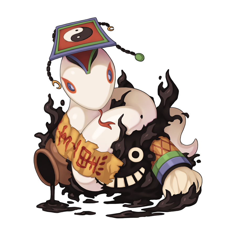 Safebooru - chibi chibi only chinese clothes colored skin crescent ...