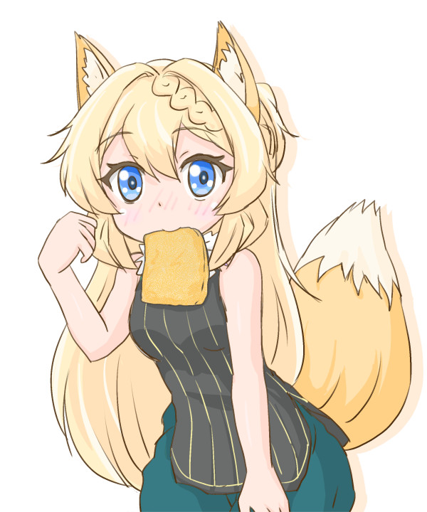Safebooru - 1girl aizawa azusa animal ear fluff animal ears black dress ...