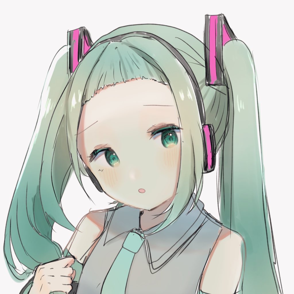 Safebooru - 1girl alternate hairstyle blue eyes blush collared shirt green hair hair ornament ...