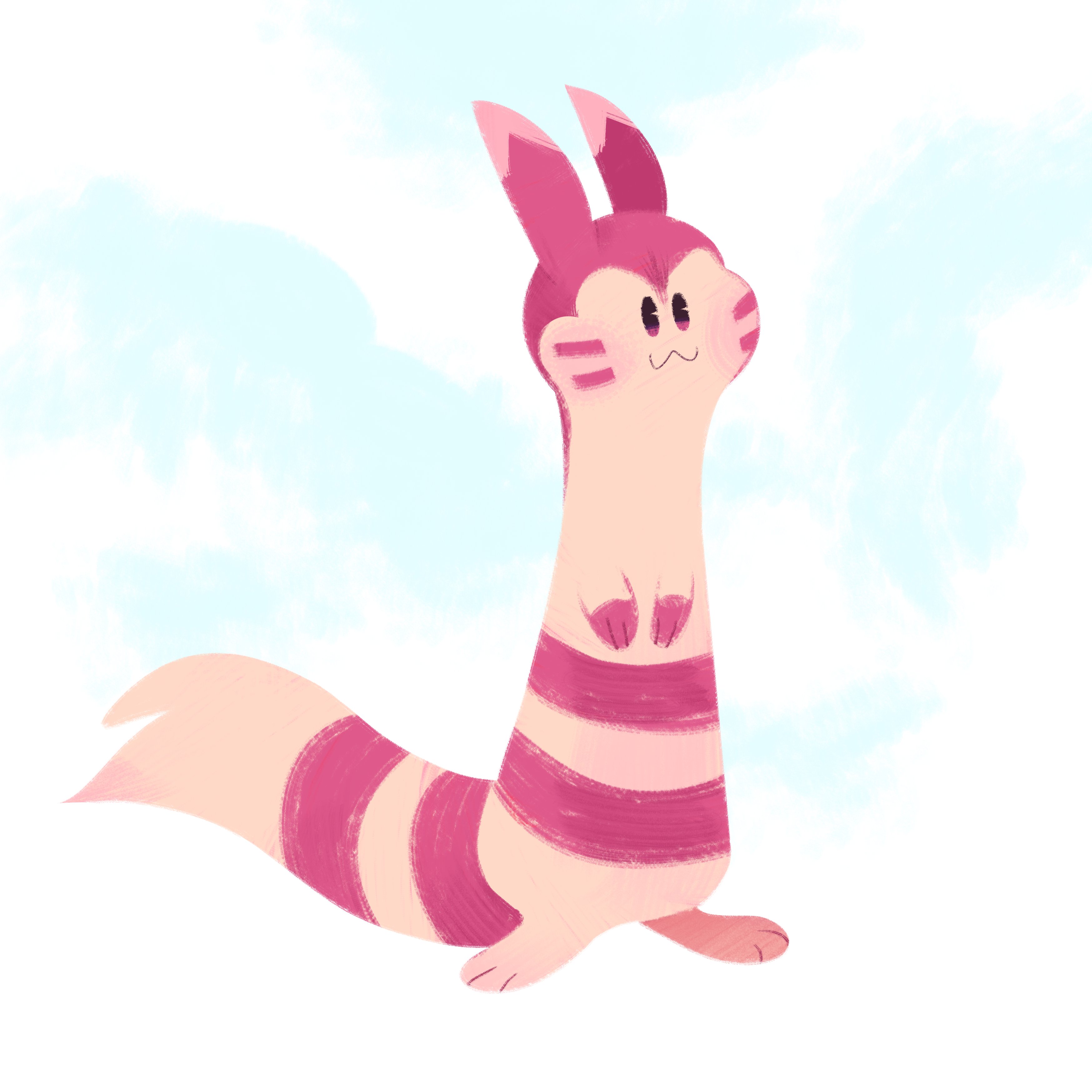 Safebooru - absurdres animal hands blush closed mouth furret highres ...
