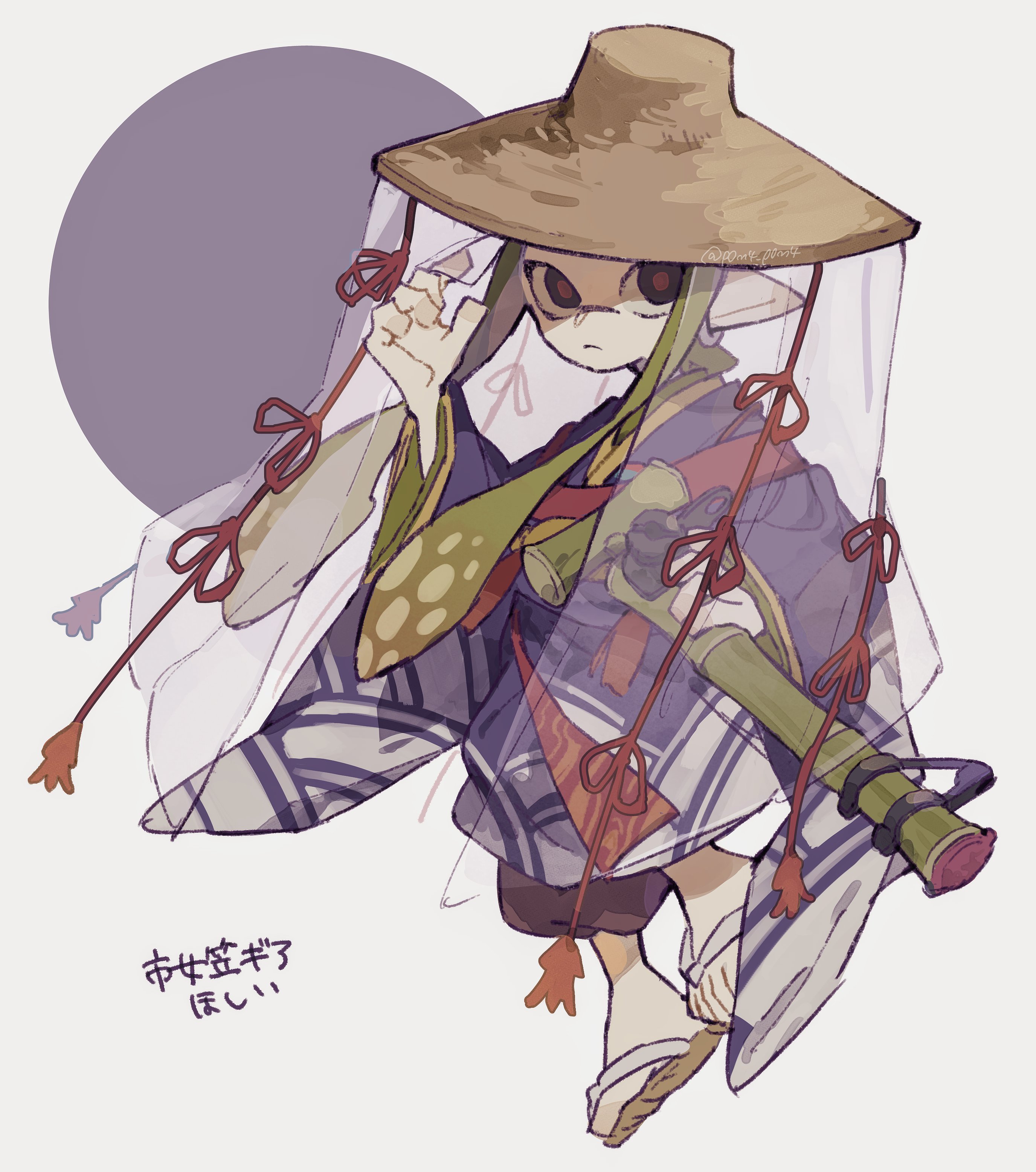 Safebooru - 1girl absurdres bamboozler 14 (splatoon) closed mouth green ...