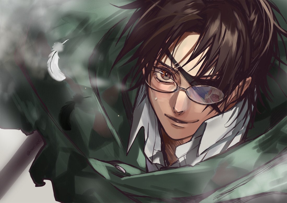 Safebooru - 1other brown eyes brown hair cloak collared shirt colossal ...