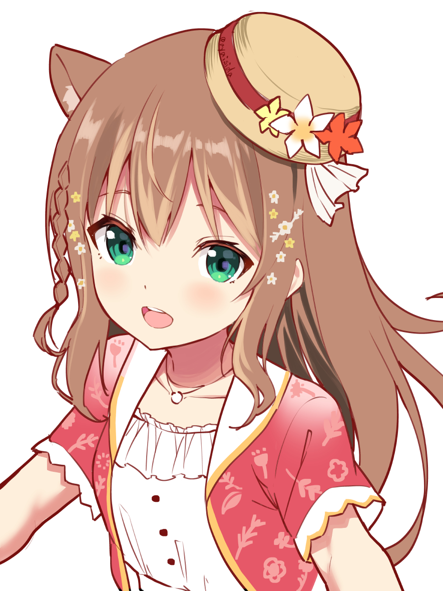 Safebooru - 1girl :d animal ears ayunda risu ayunda risu (indonesian casual) blush brown hair ...