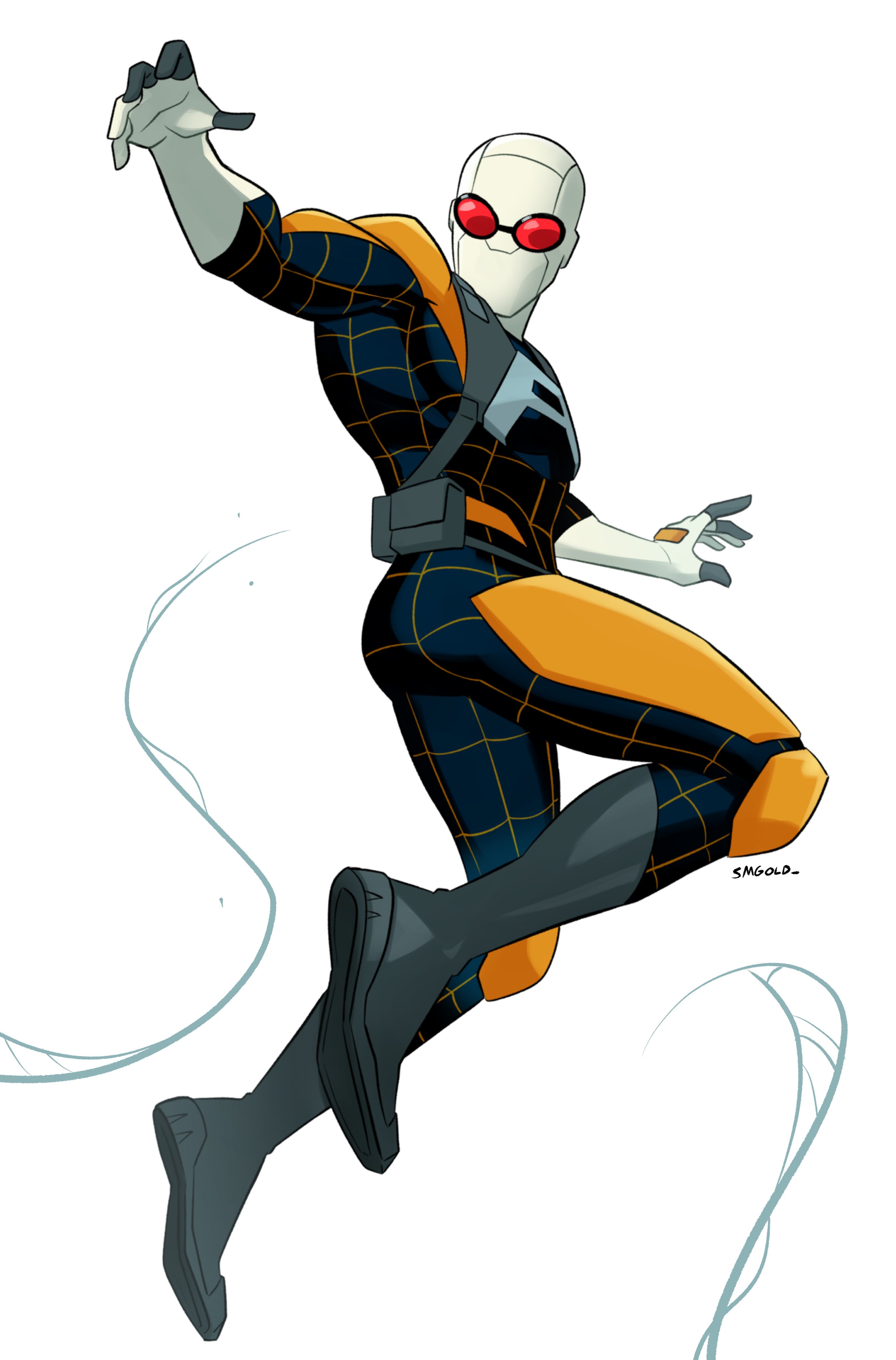 Safebooru - 1boy absurdres agent spider armor bodysuit commentary ...