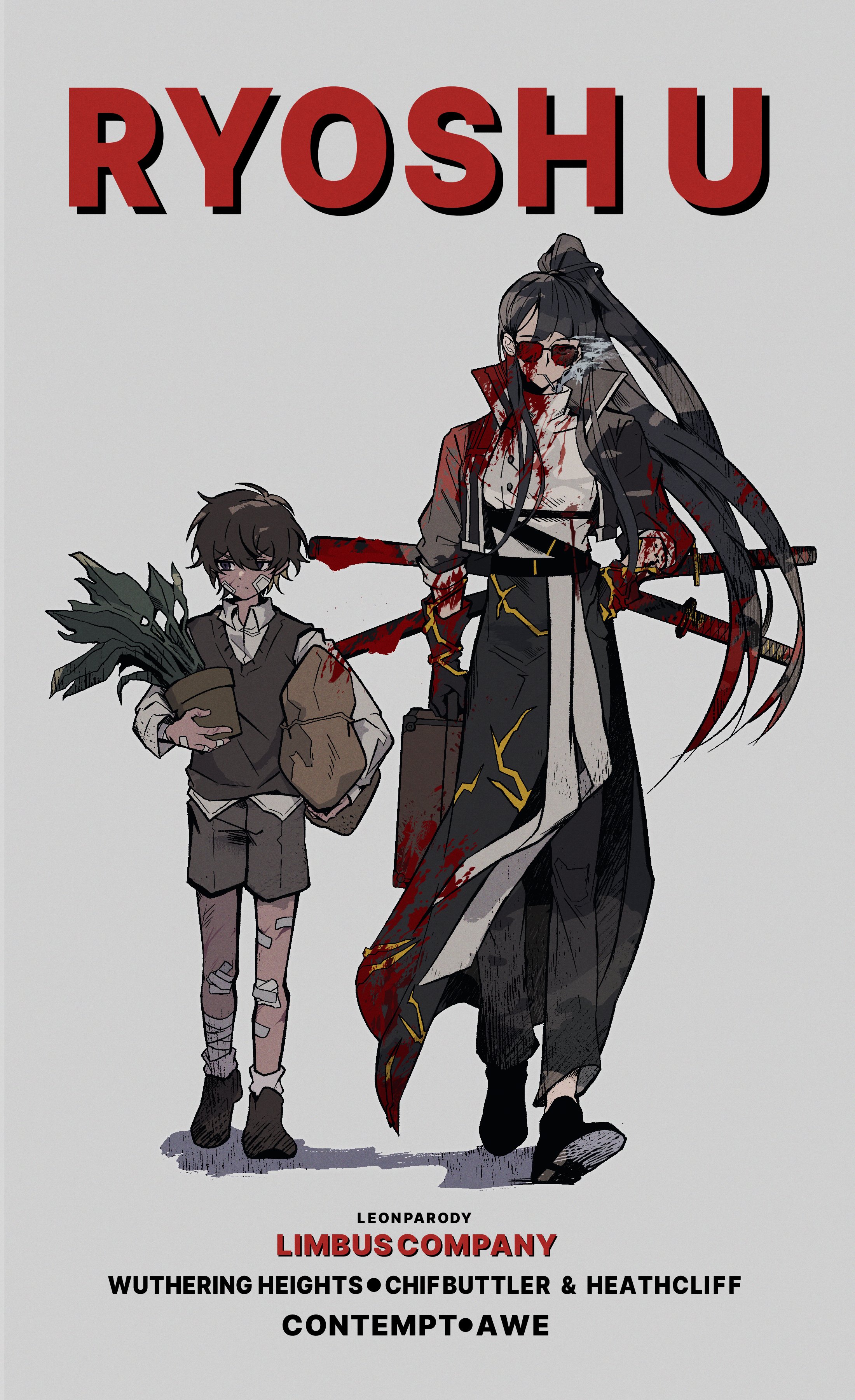 Safebooru - 1boy 1girl absurdres bandaid bandaid on knee bandaid on leg ...