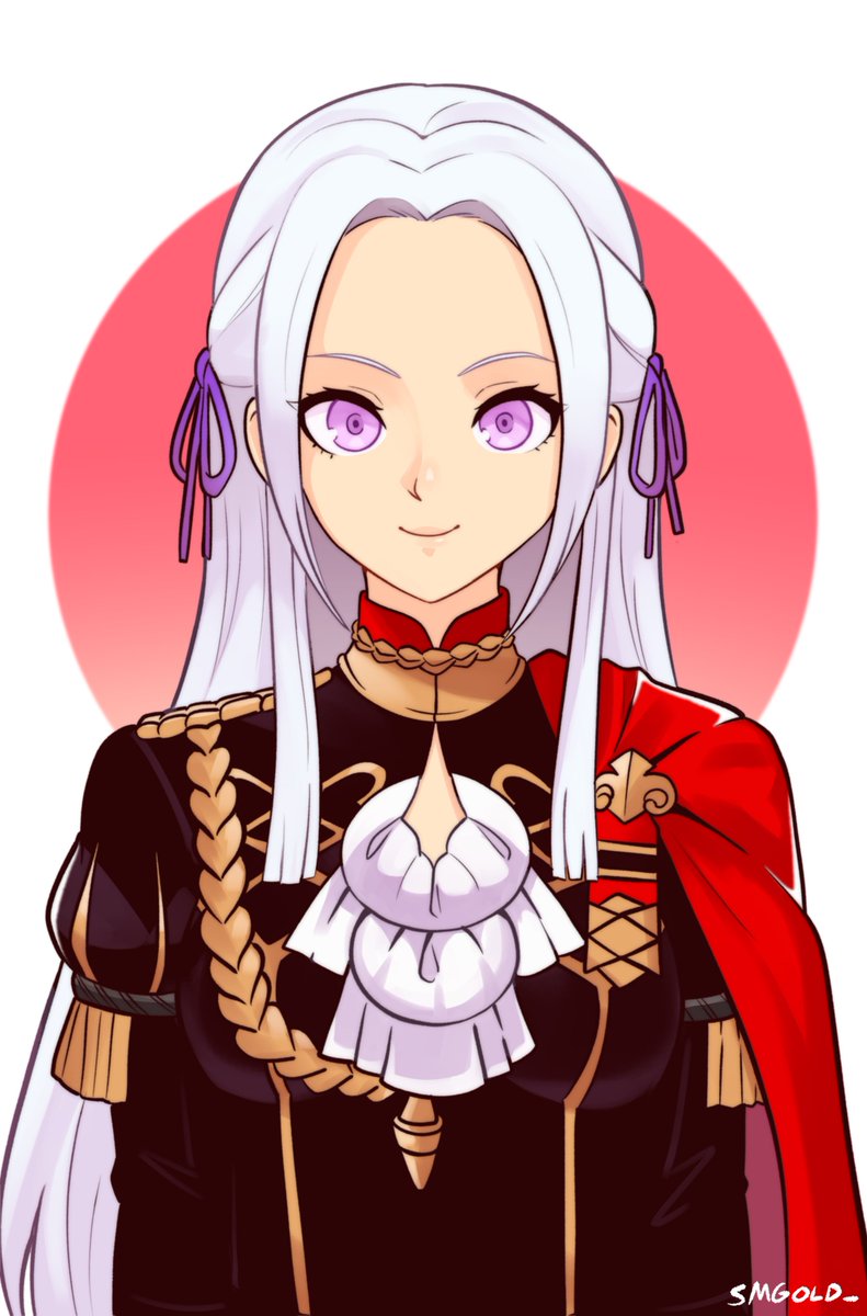 Safebooru - 1girl ascot circle closed mouth commentary edelgard von ...