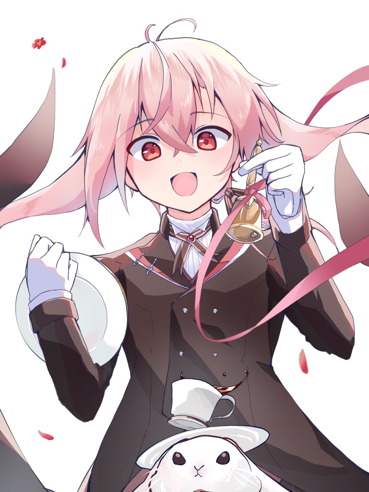 Safebooru - 1boy animal ears ansel (arknights) ansel (nighttime cafe) (arknights) arknights bell ...