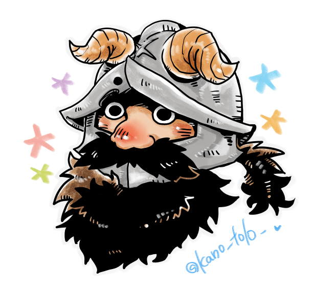 Safebooru - 1boy beard blush cropped head dungeon meshi dwarf facial ...