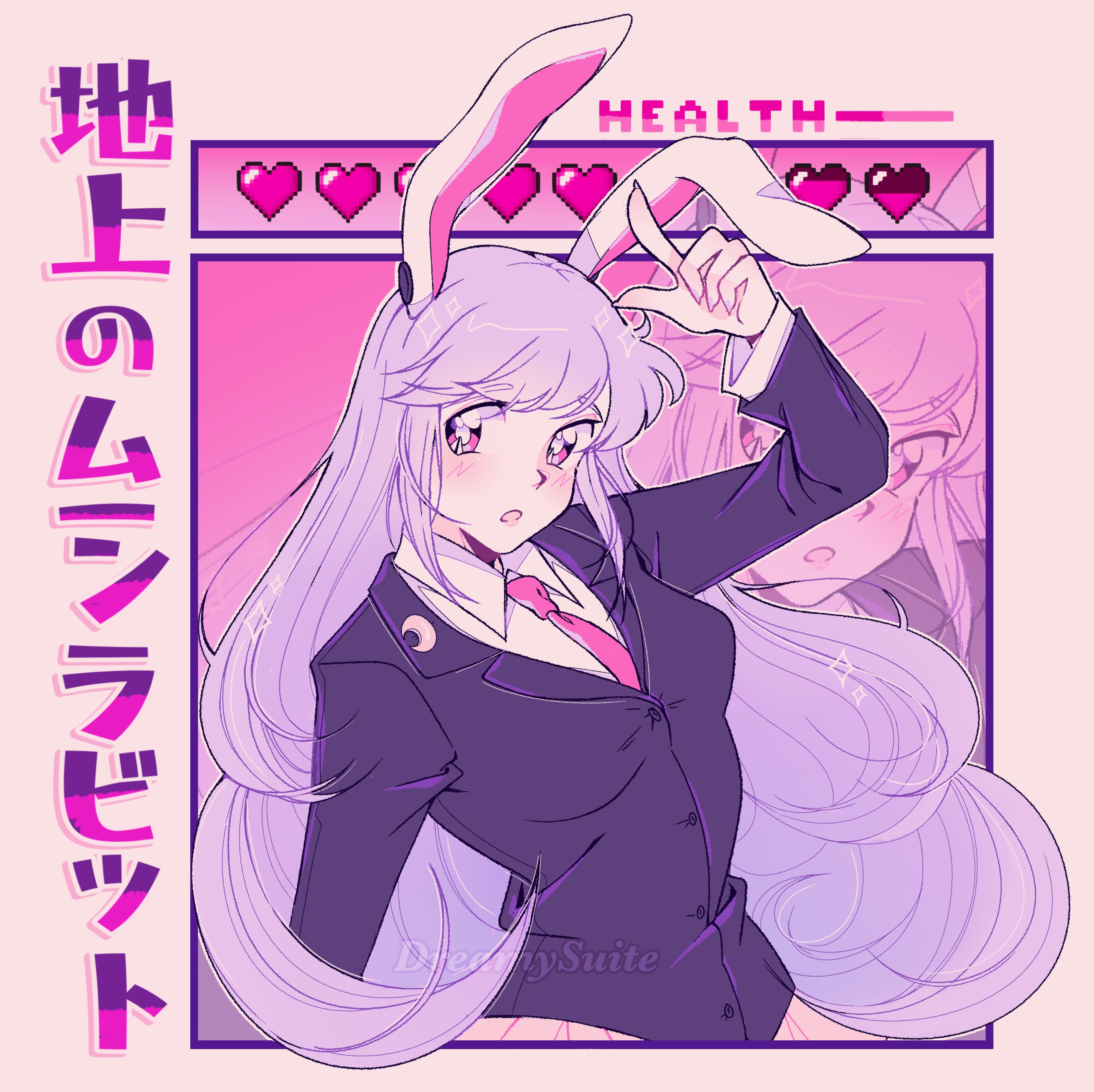 Safebooru - 1990s (style) 1girl absurdres animal ears black jacket breasts collared shirt ...