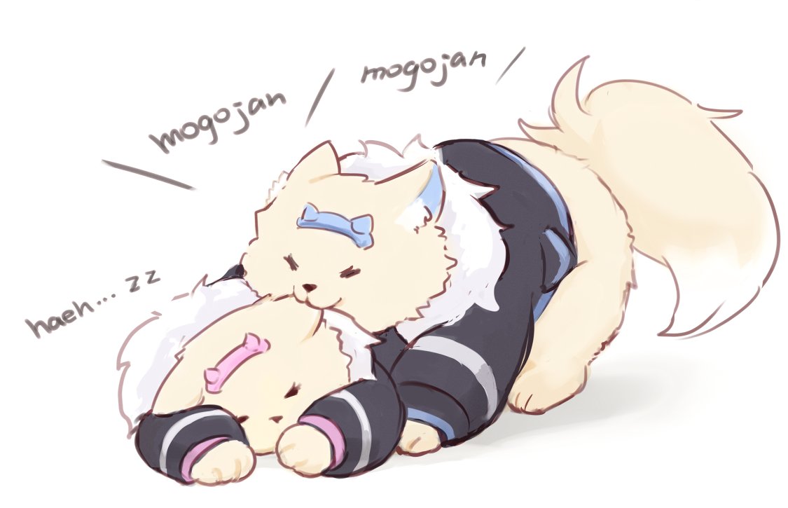 Safebooru - 2girls animal animal focus animalization black jacket body fur closed eyes clothed ...