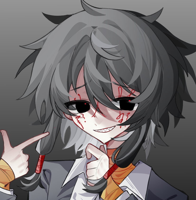 Safebooru - 1boy bandaged arm bandaged neck bandages black eyes black hair black jacket chinese ...