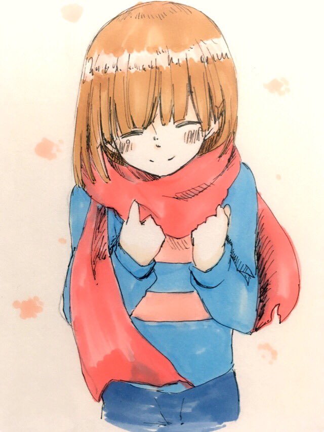 Safebooru - 1other 2018 ambiguous gender brown hair child frisk ...