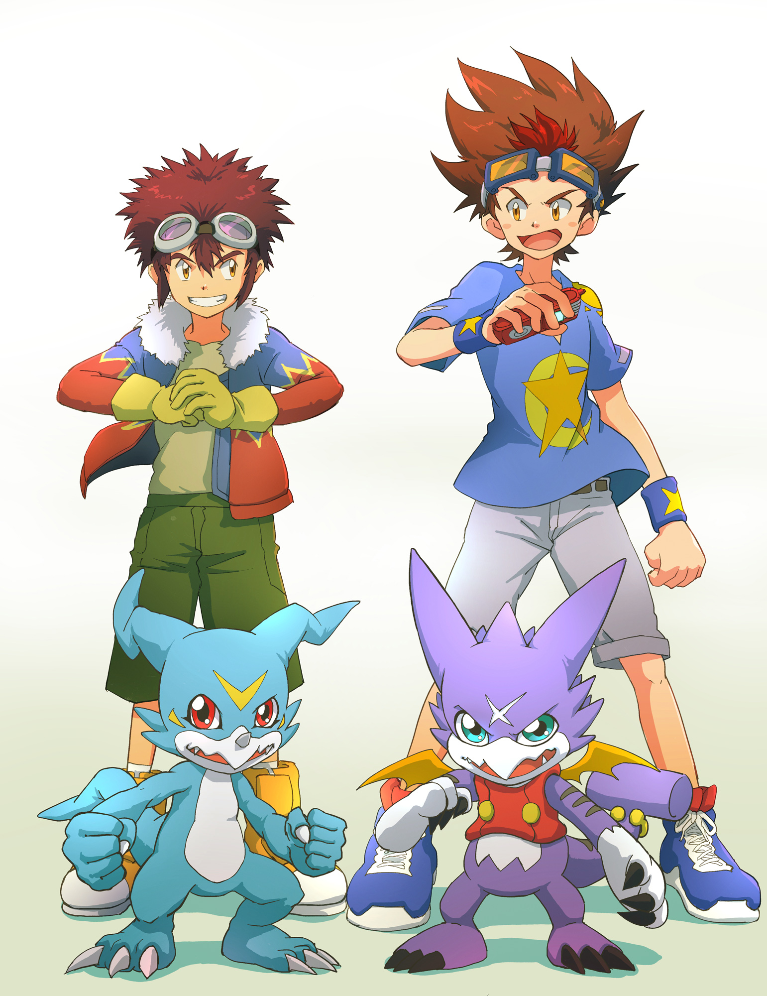 Safebooru - 4boys akashi tagiru blue eyes blue jacket blue shirt blue ...