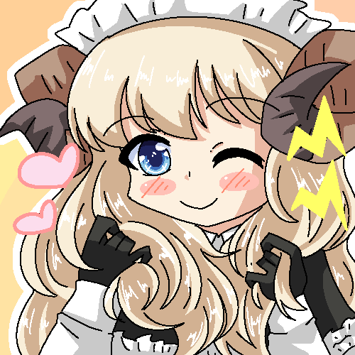 Safebooru - 1girl black dress black shirt blonde hair blue eyes dress electricity maid dress ...