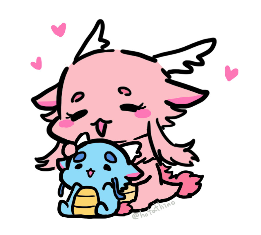 Safebooru - chibi commentary request dragon eastern dragon full body ...