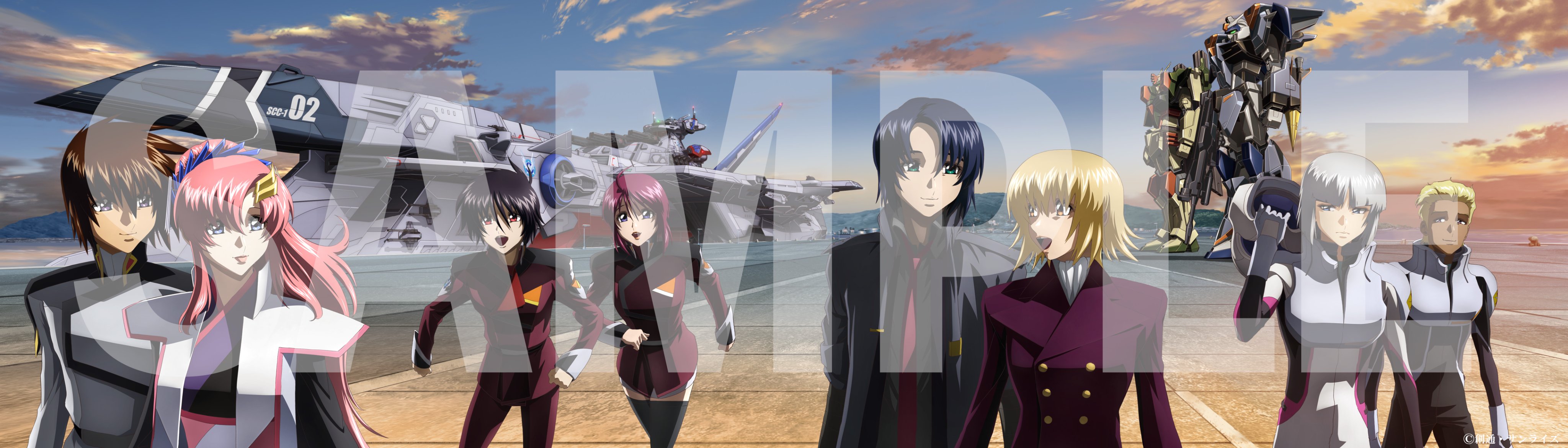 Safebooru - 3girls 5boys absurdres angel athrun zala blonde hair blue ...