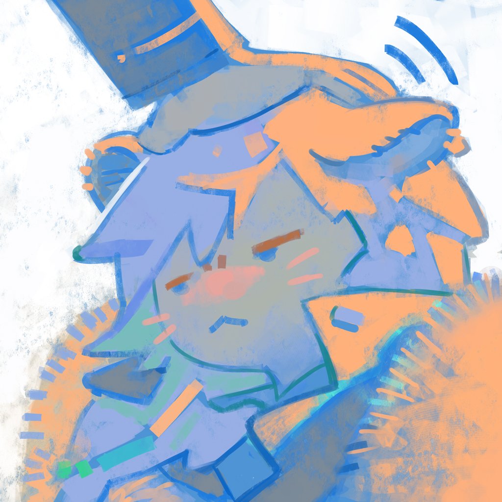 Safebooru - 1boy 1other arknights blue background blue eyes blue hair ...