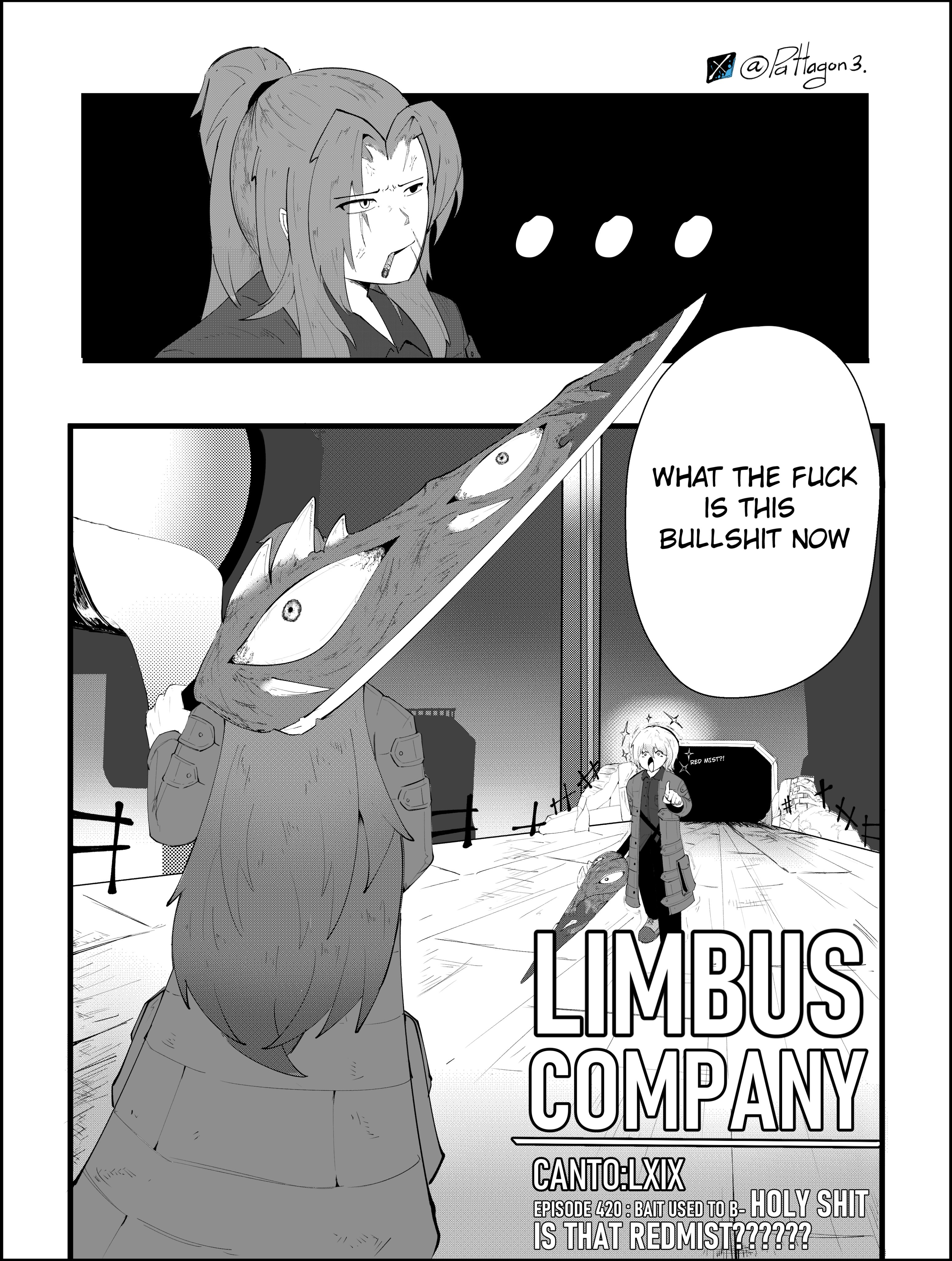 Safebooru - ... 2girls absurdres black shirt boots cigarette coat ...