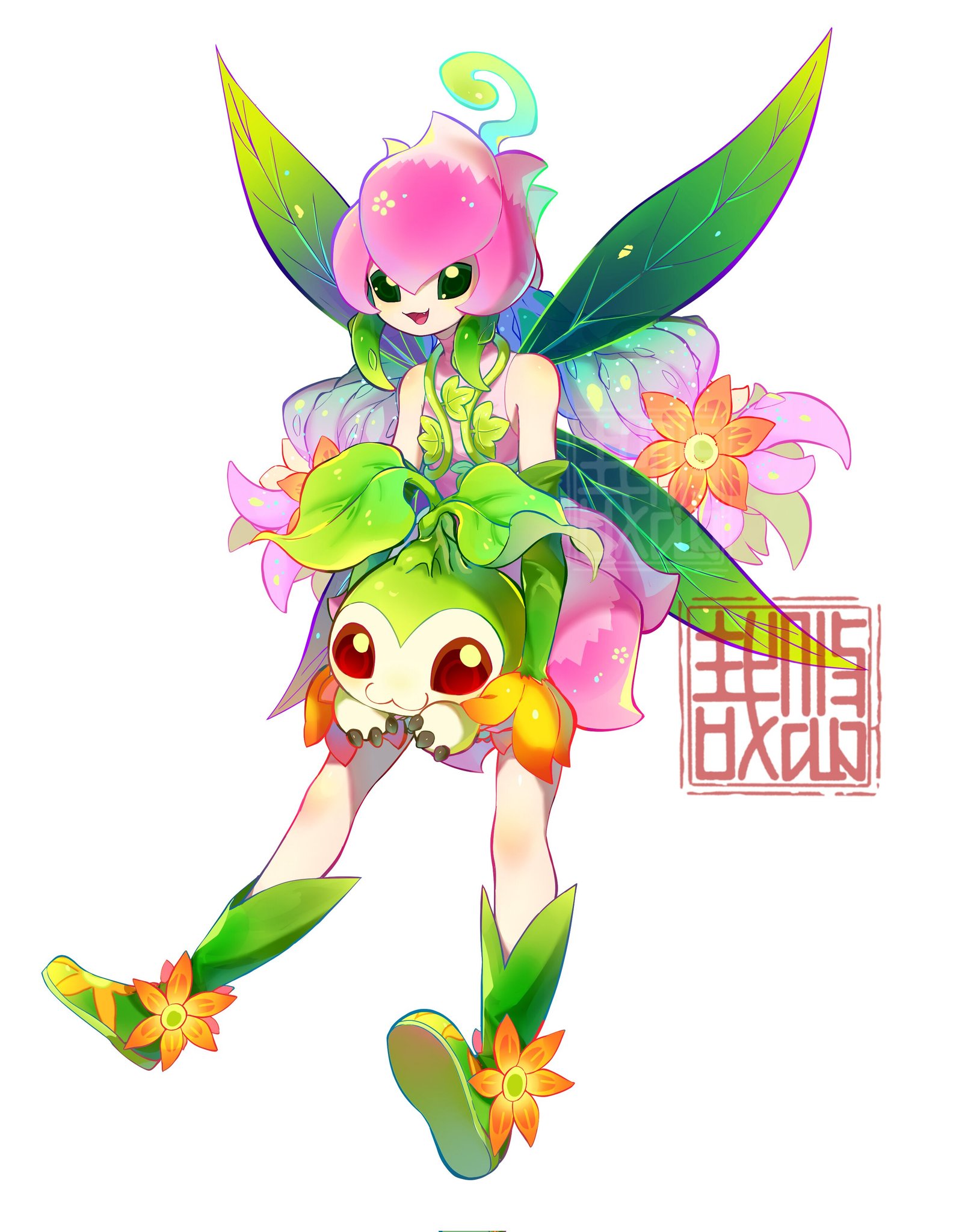 Safebooru - 1girl artist logo boots digimon digimon (creature) dress ...