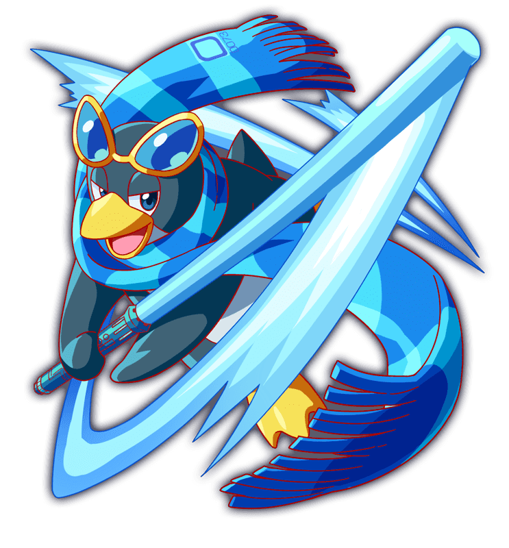 Safebooru - adapted costume alternate costume aqua scarf artist request beak blue-tinted eyewear ...