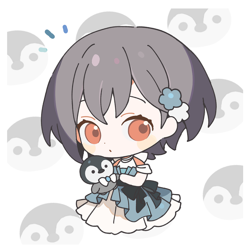 Safebooru - 1girl bang dream! bang dream! it's mygo!!!!! bird black bow bow brown eyes chibi ...