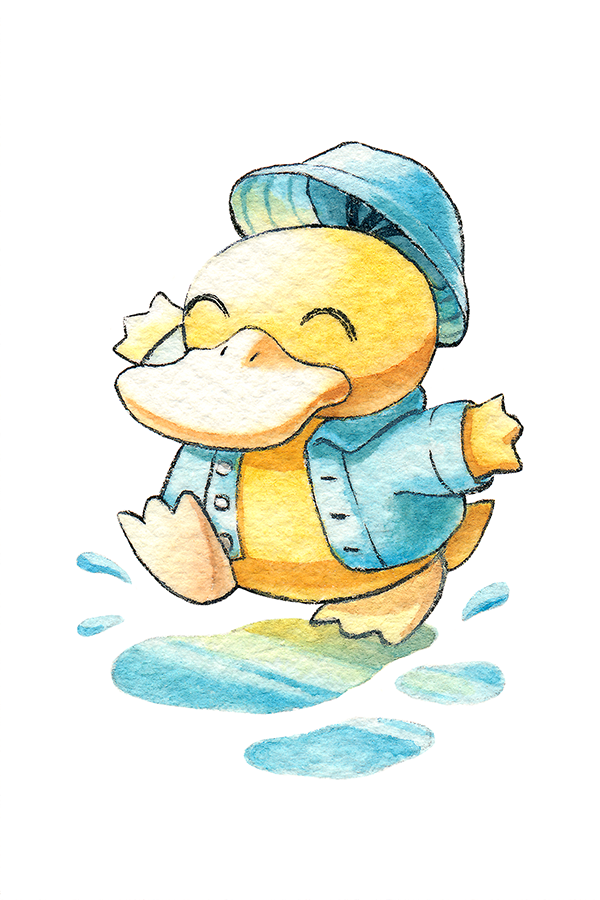 Safebooru - ^ ^ arms up blue hat blue jacket bucket hat buttons closed ...