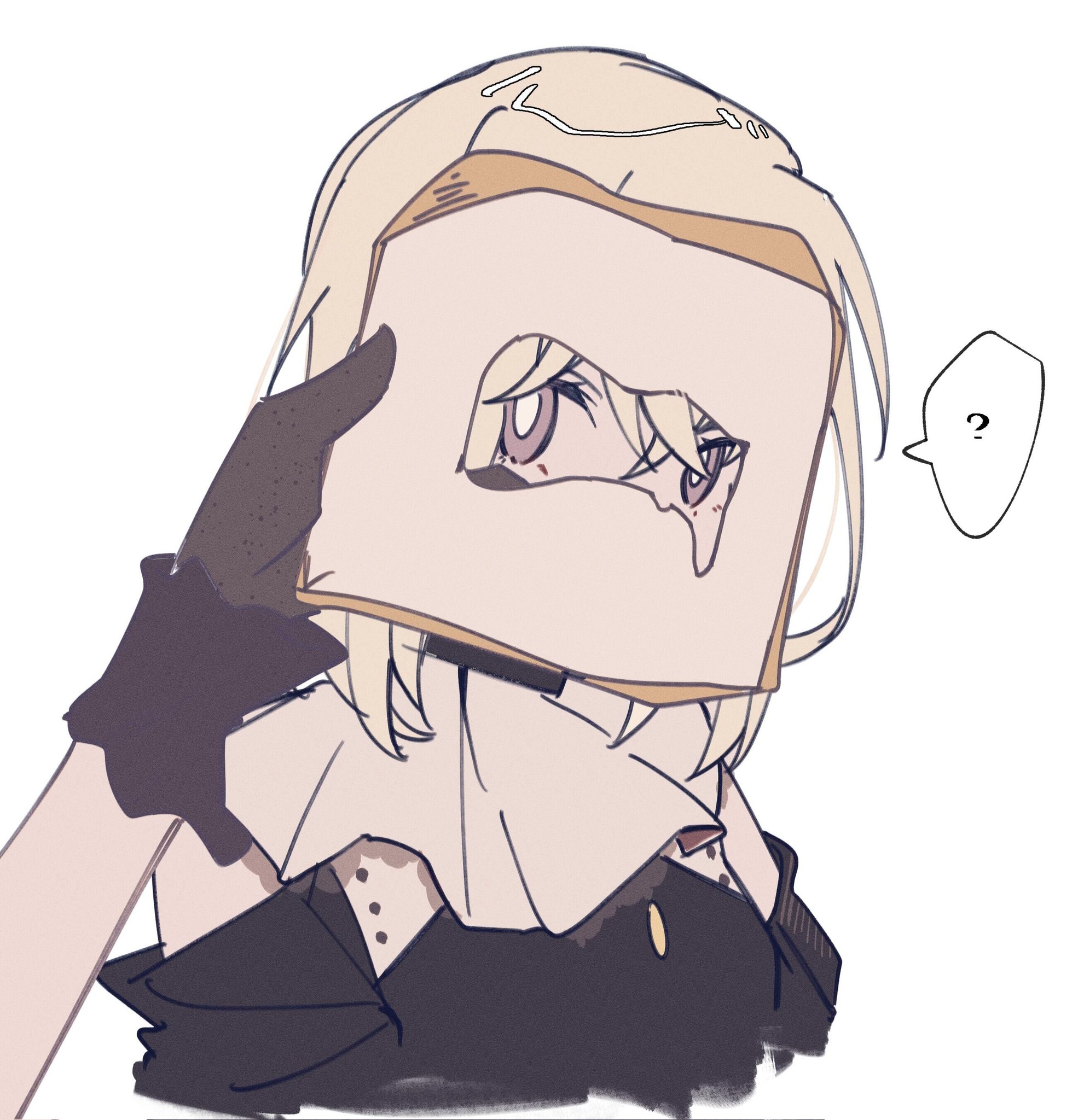 Safebooru - ? bang dream! bang dream! it's mygo!!!!! black dress black gloves blonde hair bright ...