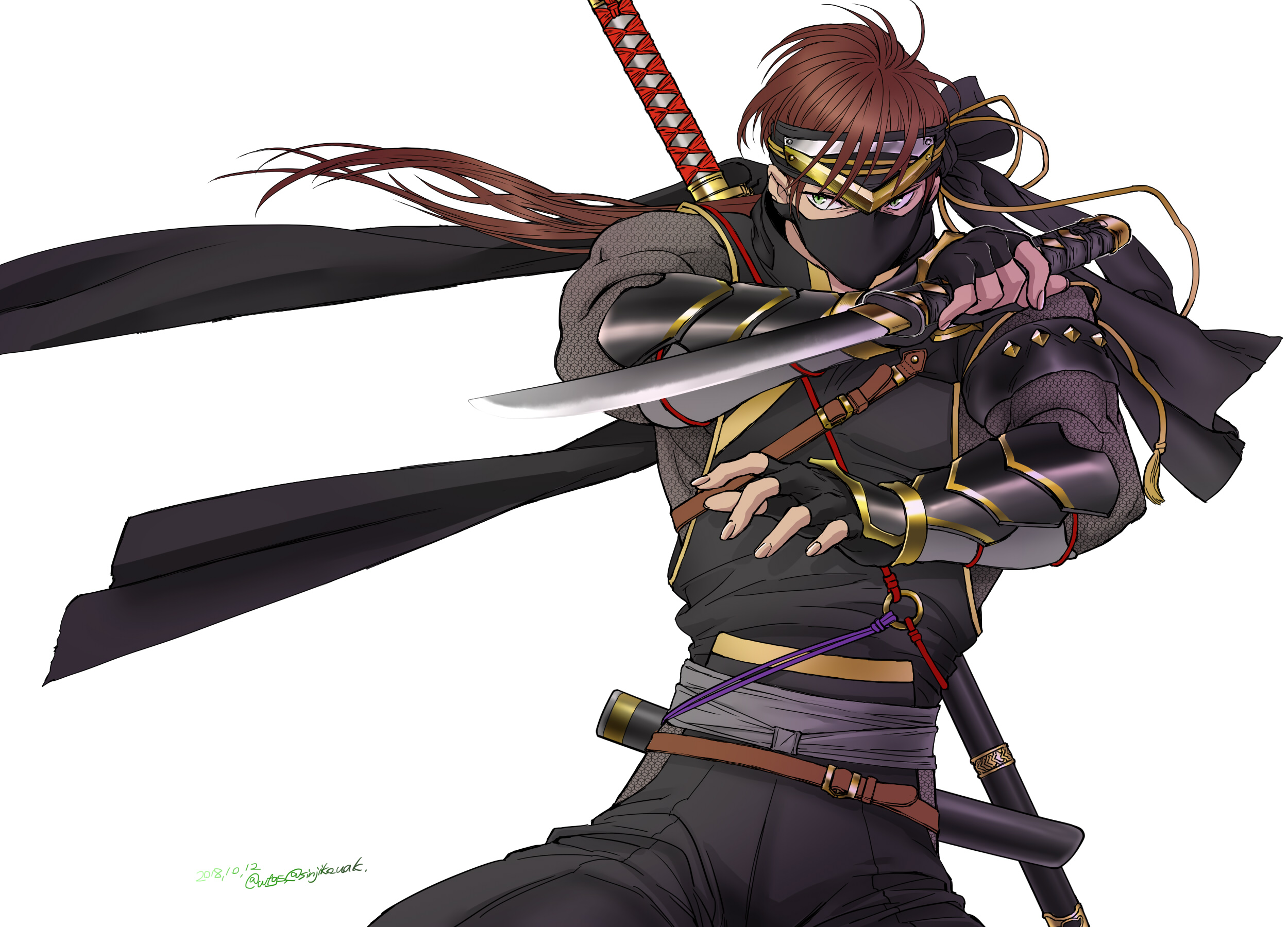 Safebooru - dead or alive highres katana ninja ninja gaiden ryu ...