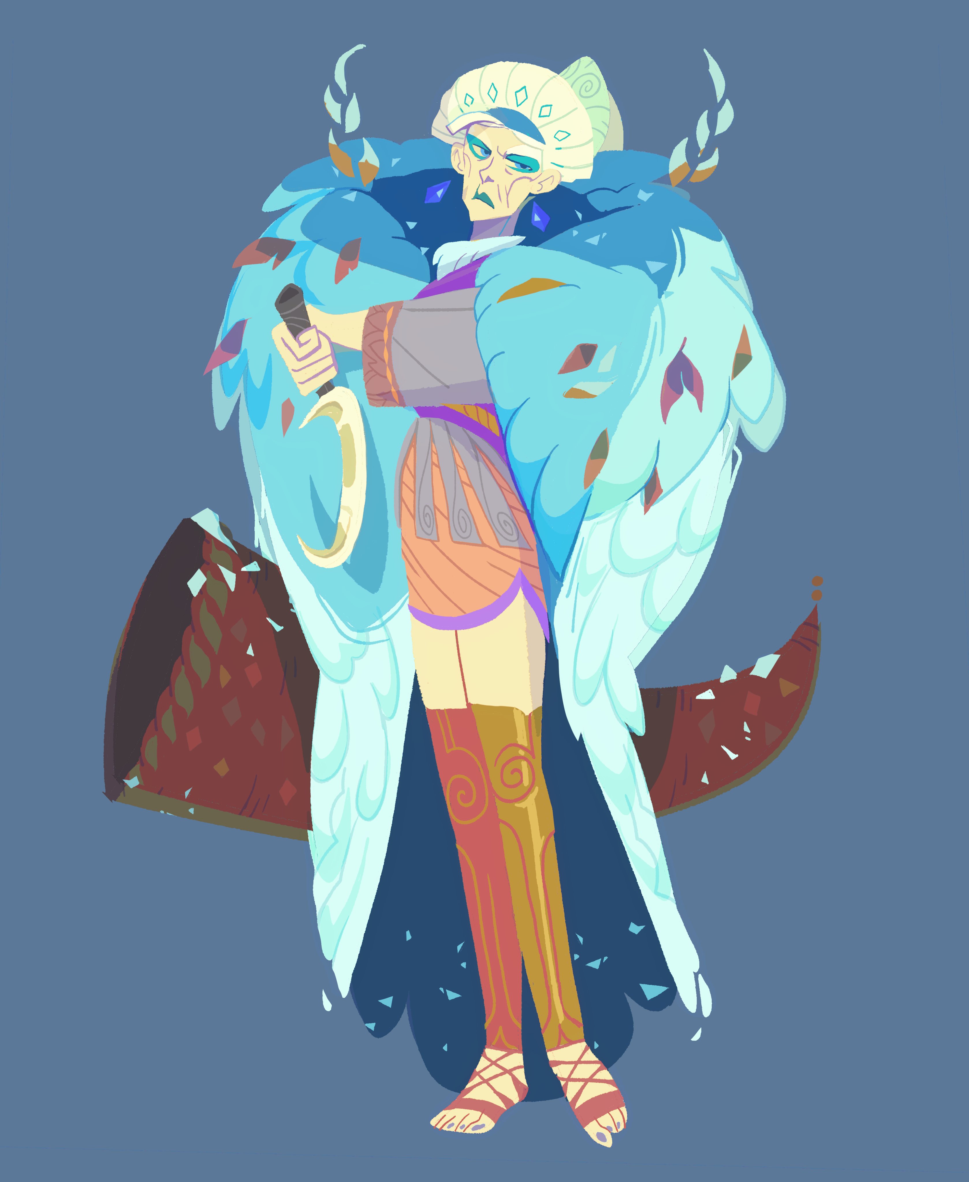 Safebooru - 1girl absurdres calavera145 cornucopia demeter (hades ...