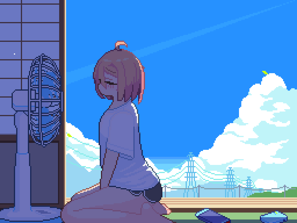 Safebooru 1girl Ahoge Animated Animated Arms Between Legs 9911