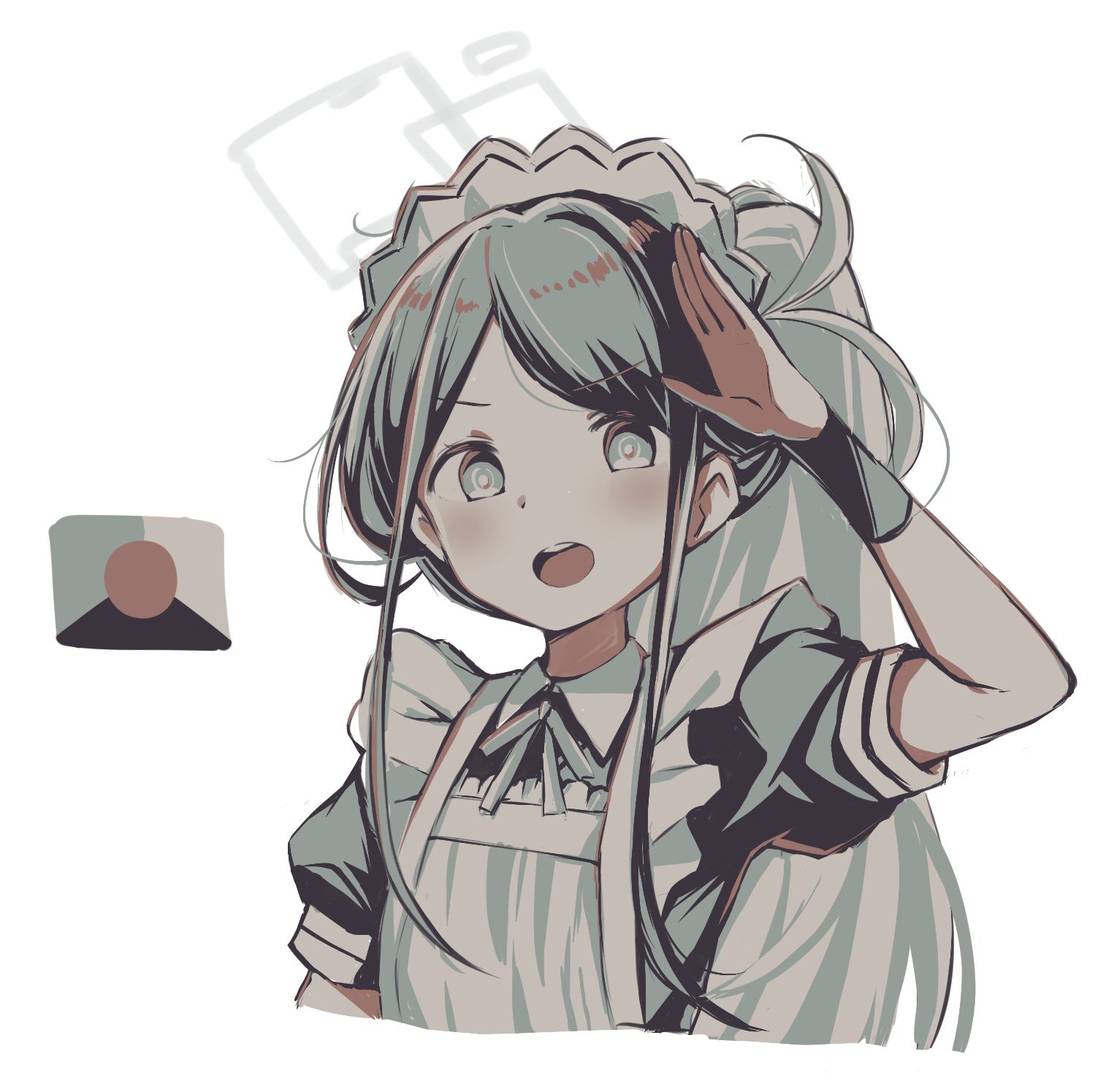 Safebooru - 1girl apron aris (blue archive) blue archive color guide ...