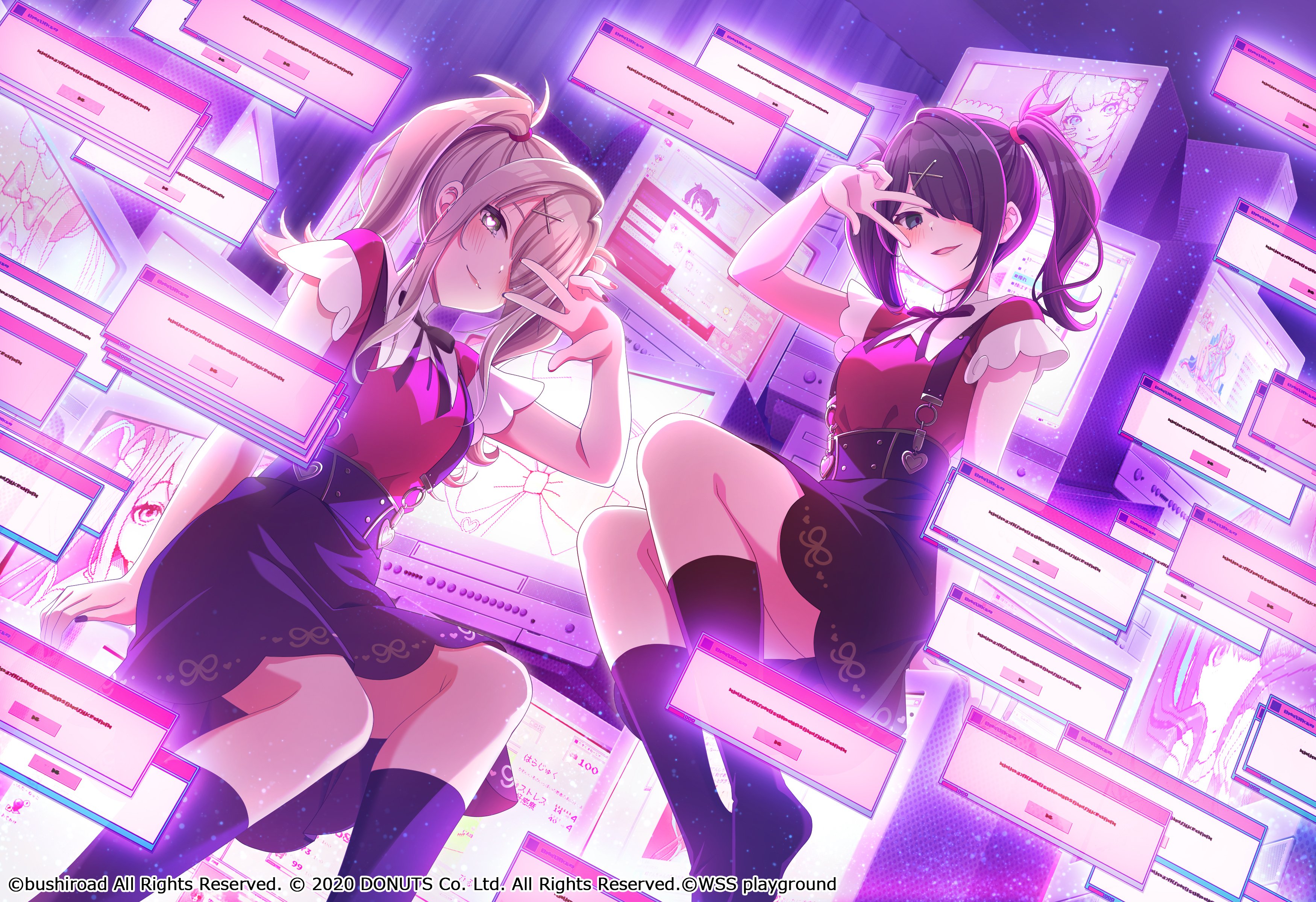 Safebooru - 2girls absurdres ame-chan (needy girl overdose) ame-chan (needy girl overdose ...