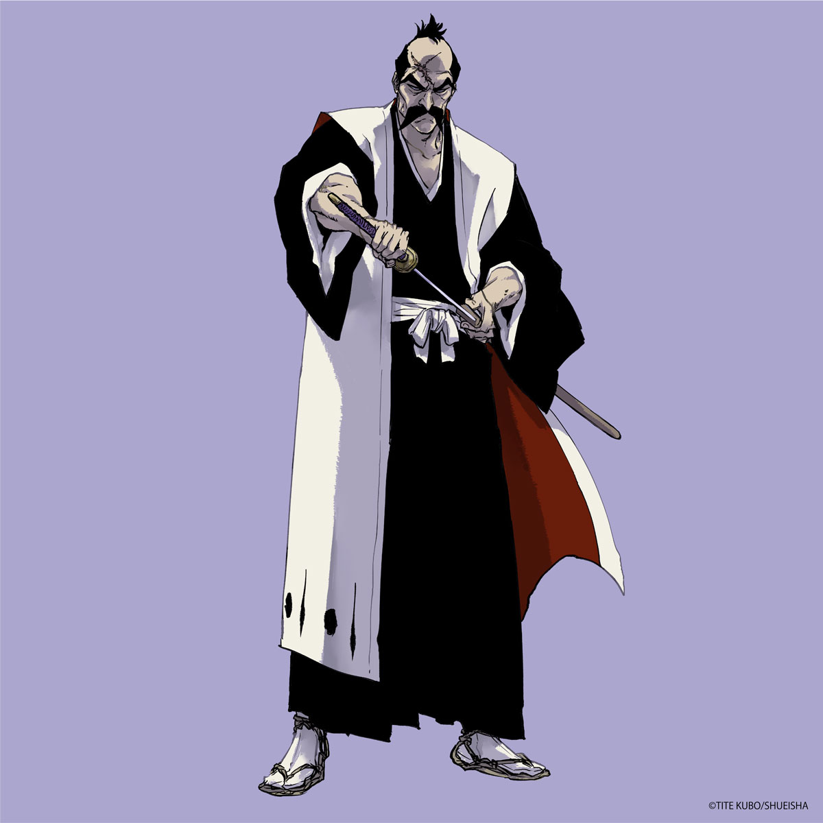 Safebooru - 1boy balding black hair black hakama black kimono bleach ...