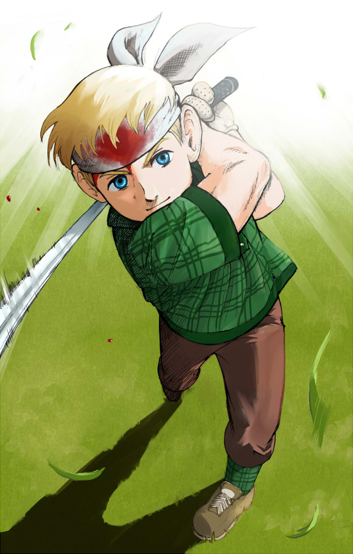 Safebooru - 1boy bttfghn gawain (rising impact) golf club rising impact ...
