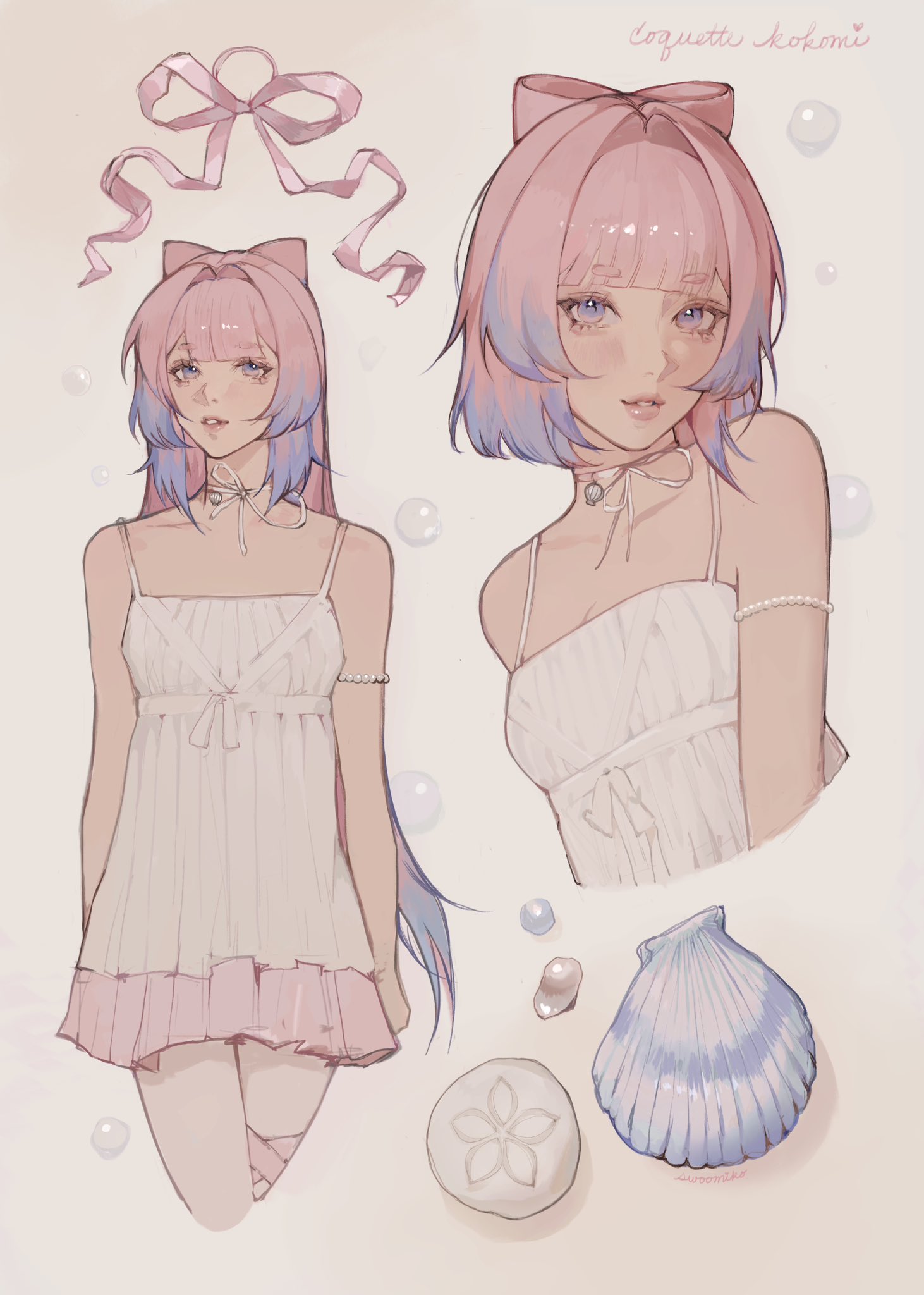 Safebooru - 1girl alternate costume alternate hair length alternate hairstyle armlet arms at ...