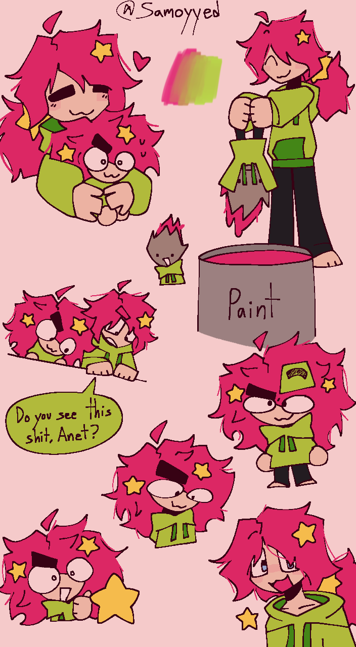 Safebooru - adorable anet (unknownspy) dialogue box doodles fluffy hair ...