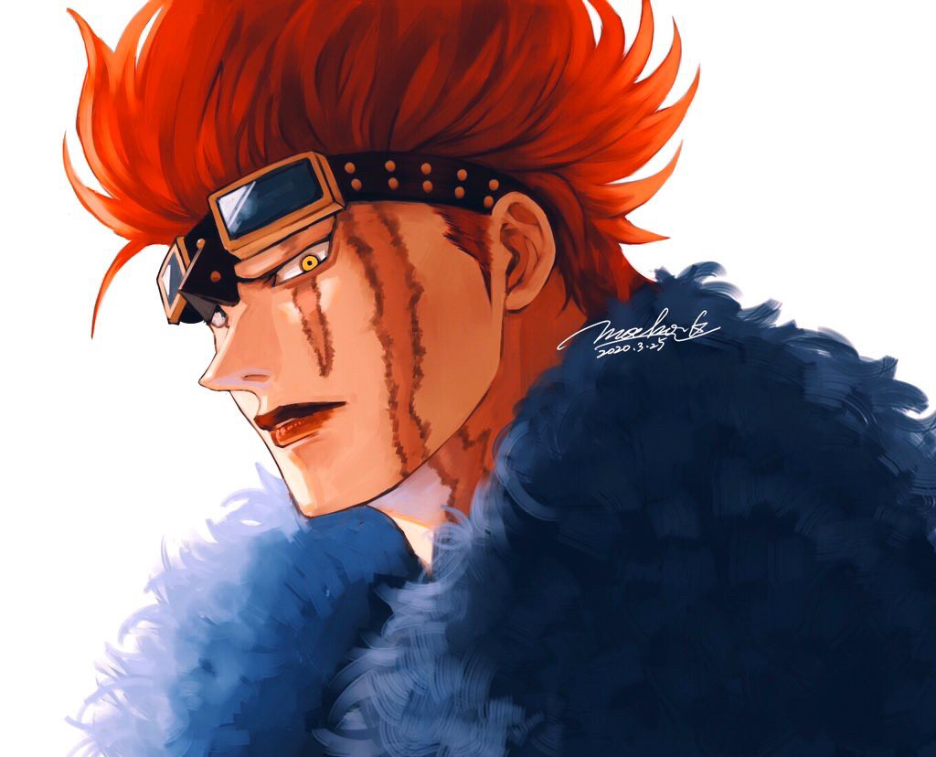 Safebooru - 1boy closed mouth dated english commentary eustass kid ...
