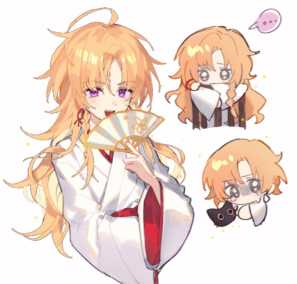 Safebooru - ... 1boy aibyou sekai blonde hair braid braided sidelock ...
