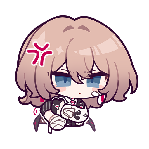 Safebooru - 1girl anger vein bandage on face bandaged hand bandages black jacket blue eyes brown ...