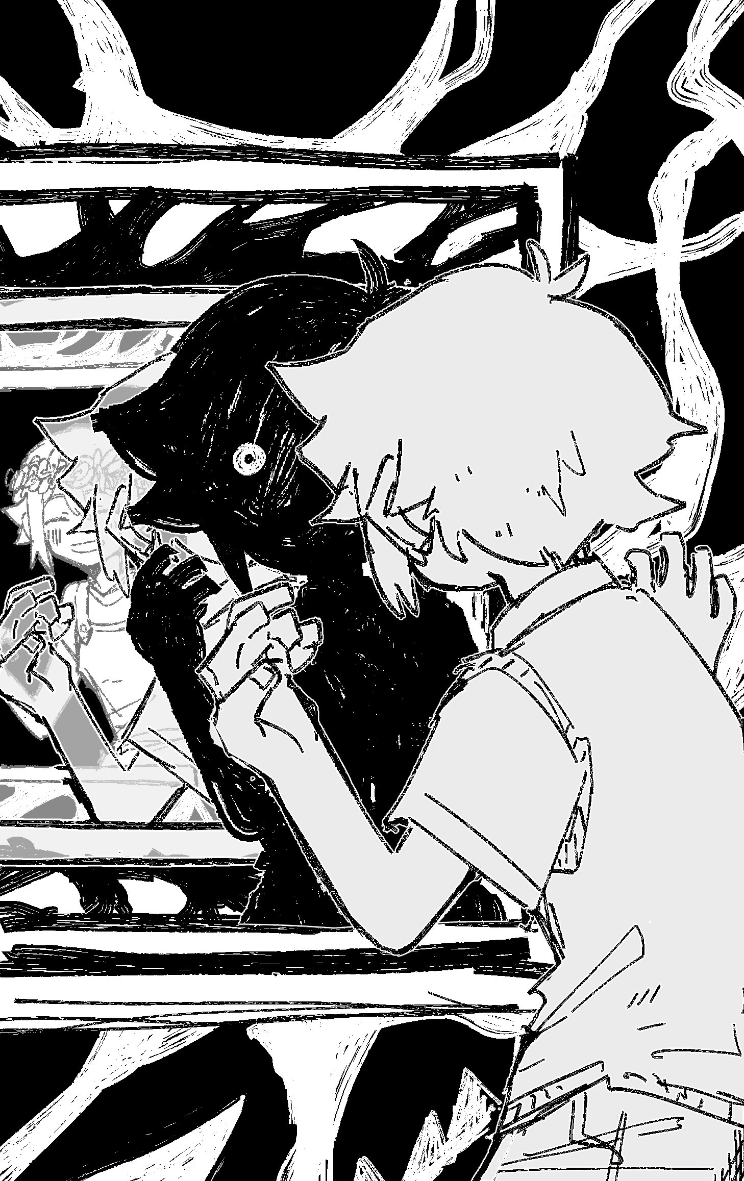 Safebooru - 3boys basil (faraway) (omori) basil (headspace) (omori ...