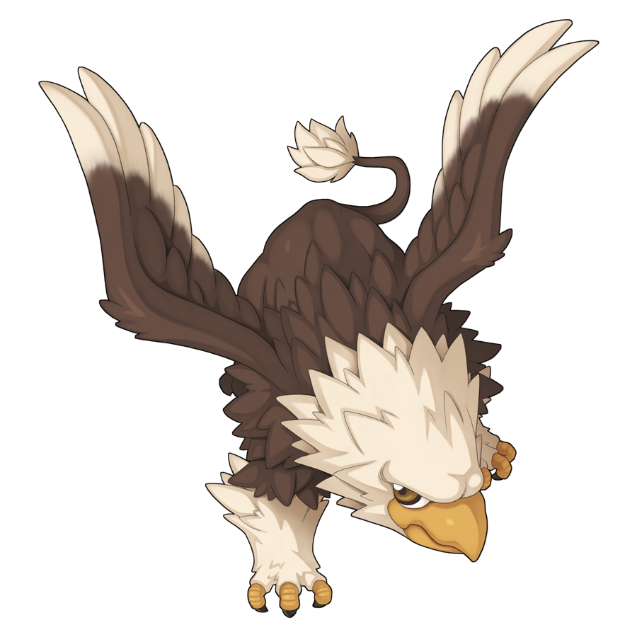 Safebooru - animal focus chibi chibi only full body griffin gryphon ...