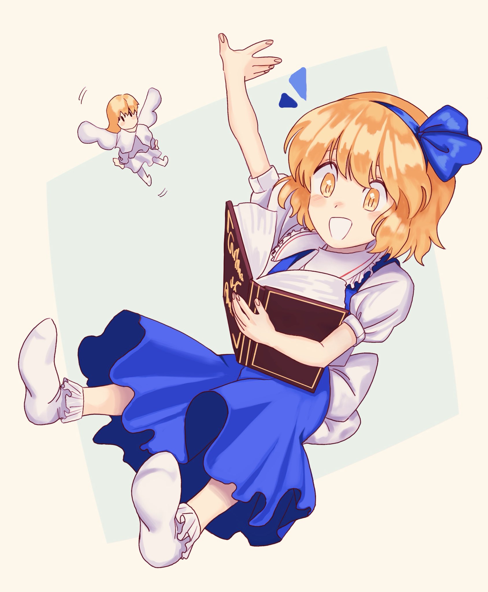 Safebooru - 1girl aged down alice margatroid alice margatroid (pc-98) blonde hair blue hairband ...
